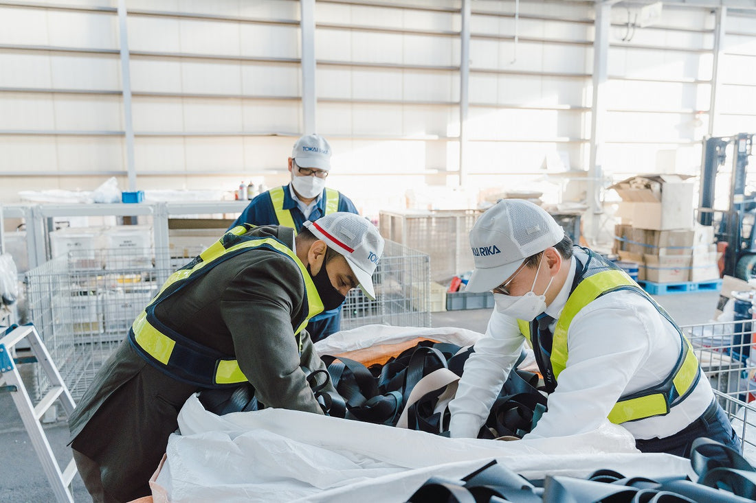 Think Scrap｜地域連携で実現するアップサイクルとSDGsの企業事例 – Think Scrap シートベルト端材アップサイクルバッグブランド